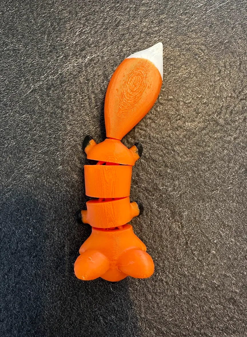 Ember the Fox - Cute Articulated Fox - Free 3D Print Model - MakerWorld