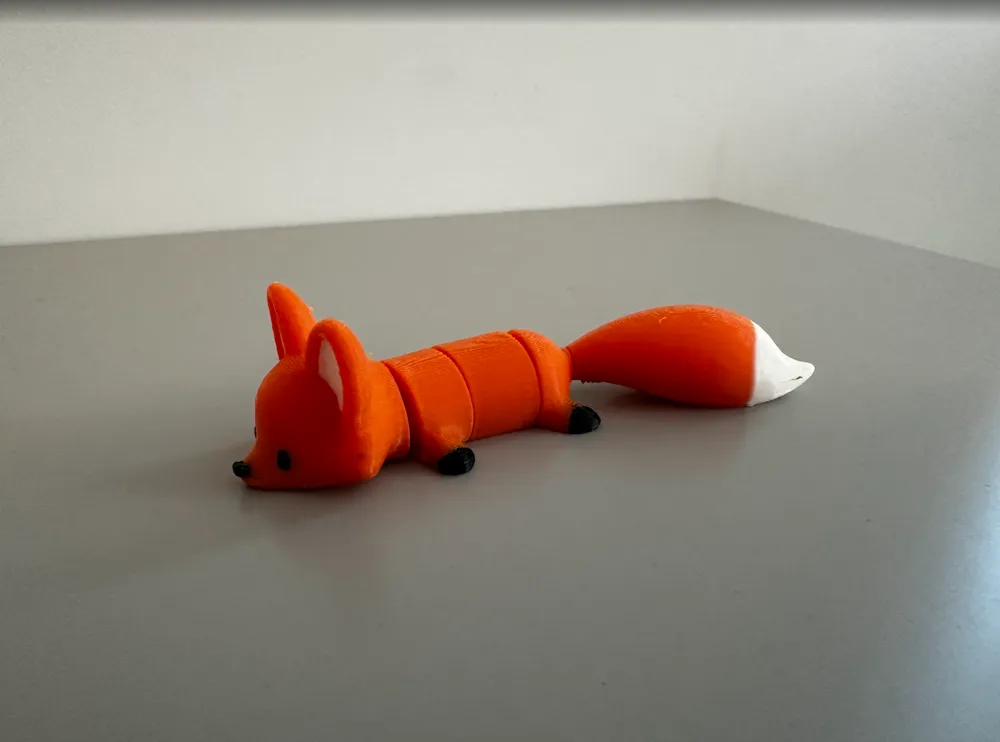 Ember the Fox - Cute Articulated Fox - Free 3D Print Model - MakerWorld