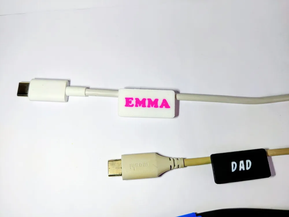 CableBuddy – Customizable Cable Tags by lalou3D MakerWorld: Download ...