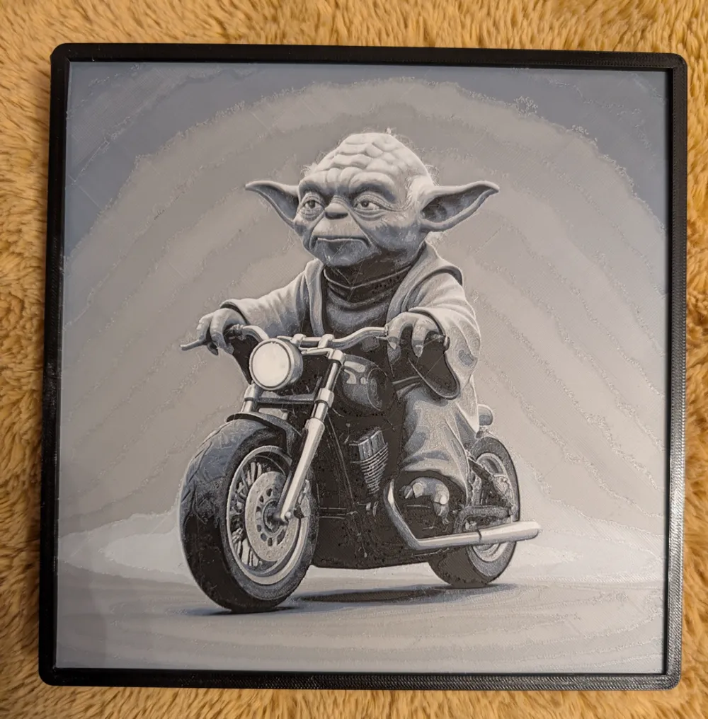 Yoda Riding a Motorbike by Fredtaylor71 - MakerWorld