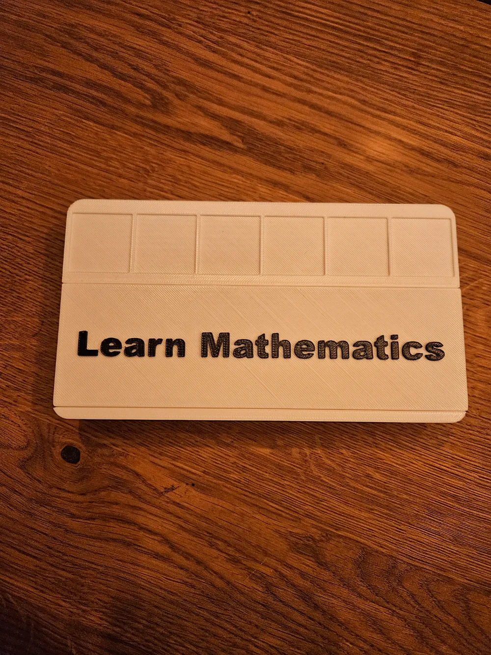 Learn Mathematics , Box with Lid and bricks by Print_Rob - MakerWorld