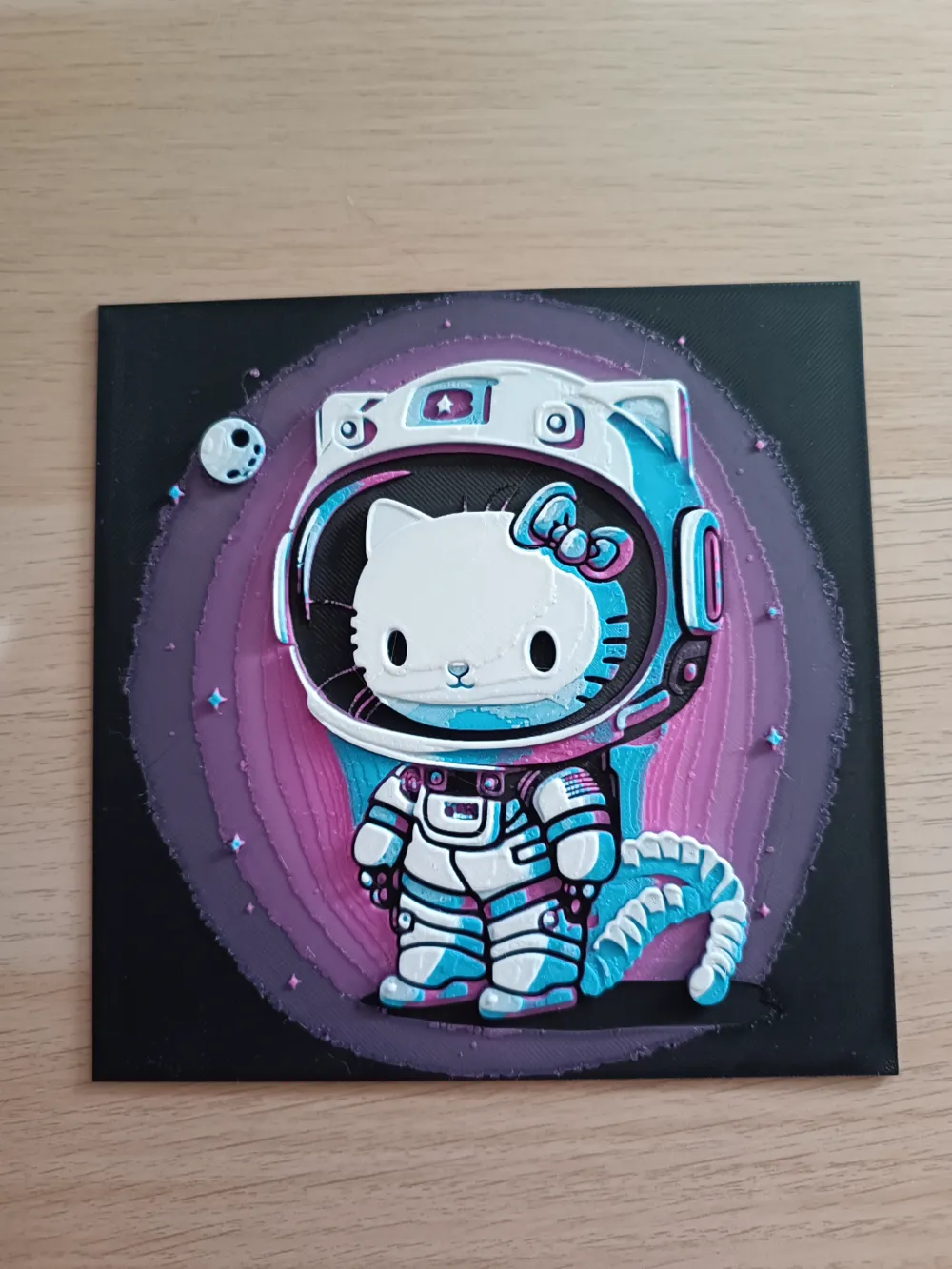 Hello Kitty Astronaut Hueforge by Atrus Design - MakerWorld