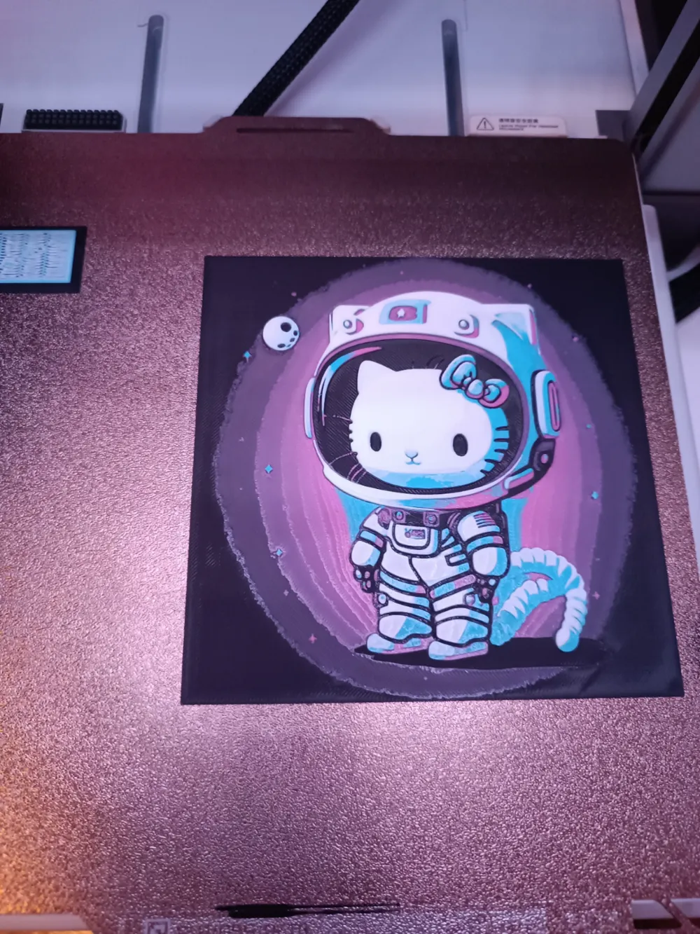 Hello Kitty Astronaut Hueforge by Atrus Design - MakerWorld