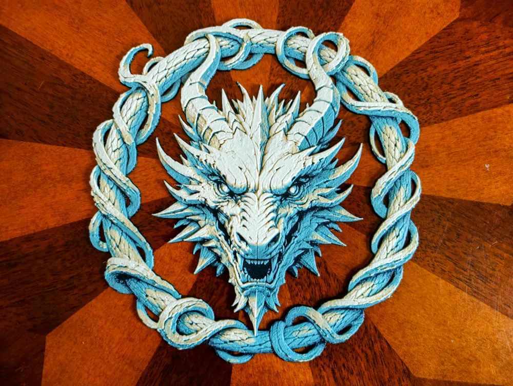Vine Dragon by 0atz MakerWorld: Download Free 3D Models