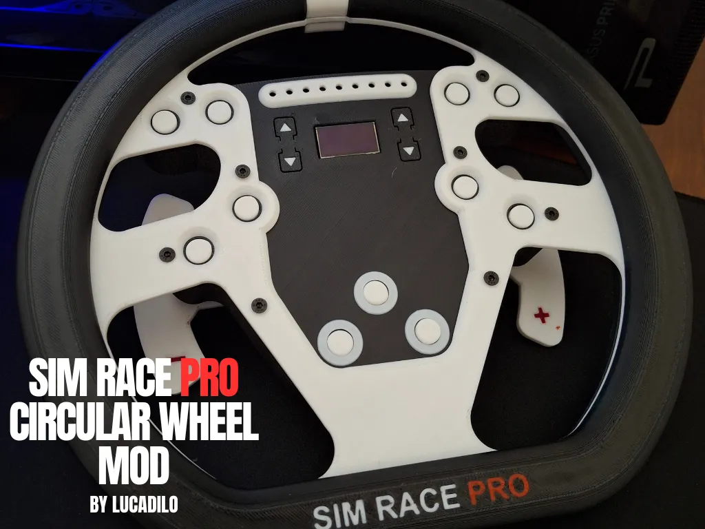 SIM Race PRO - Circular Wheel MOD - Free 3D Print Model - MakerWorld