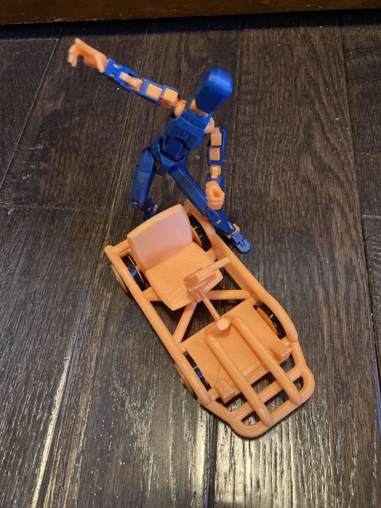 Dummy 13 Tube Frame Go Cart - Free 3D Print Model - MakerWorld