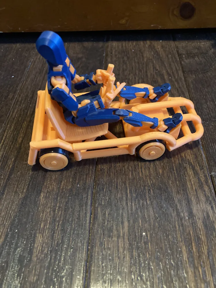 Dummy 13 Tube Frame Go Cart - Free 3D Print Model - MakerWorld
