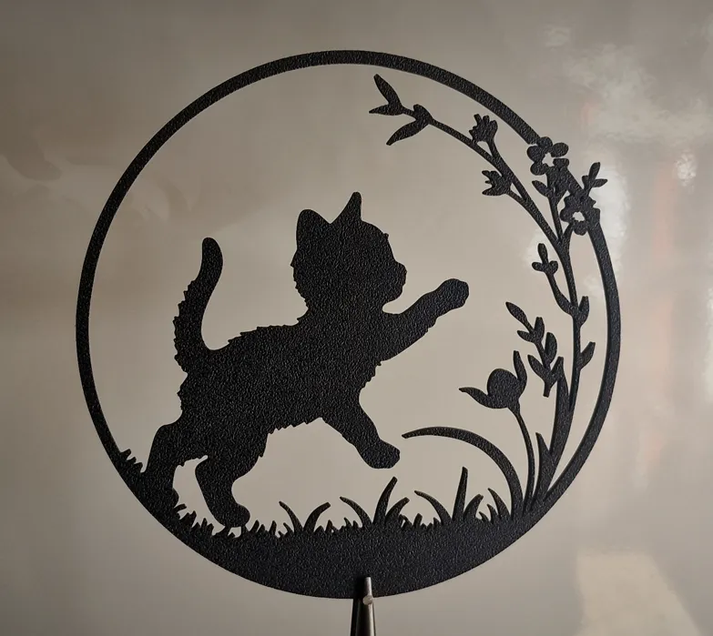 Cute kitten by 2D Wall Art MakerWorld: Download Free 3D Models