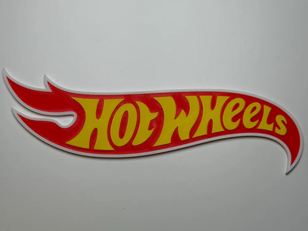 Hot Wheels Sign by Panda Play MakerWorld: Download Free 3D Models