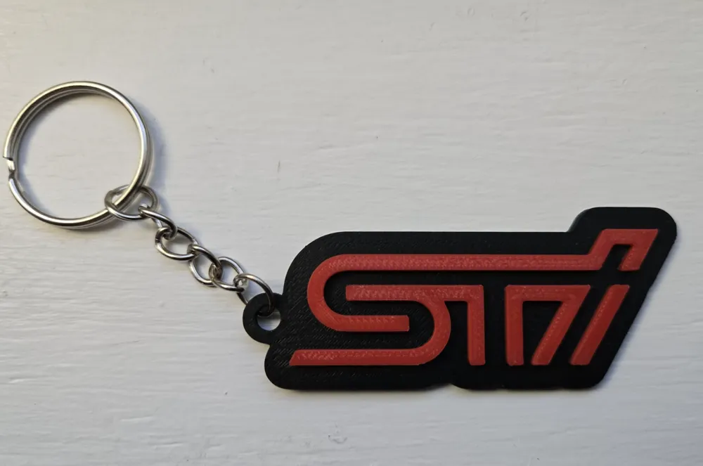 Subaru WRX STI Keychain by VenicePW - MakerWorld