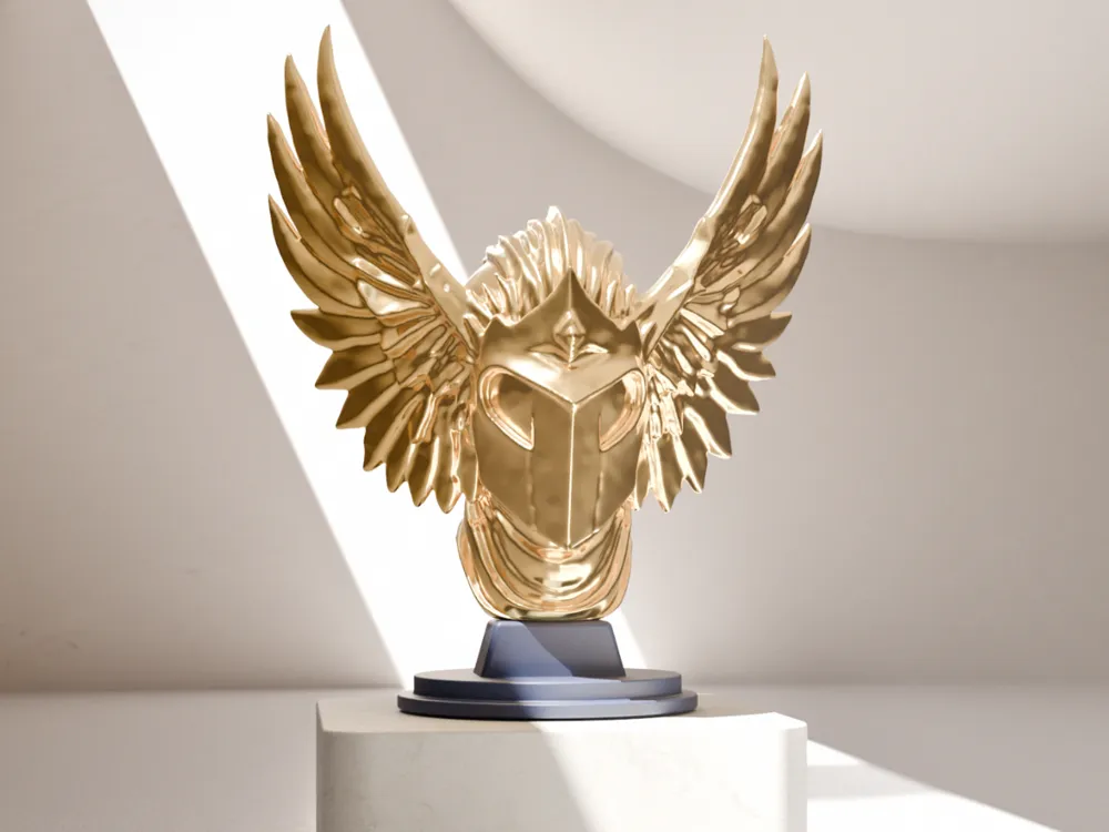 Winged Glory – Knight Trophy by dominik.vimh - MakerWorld