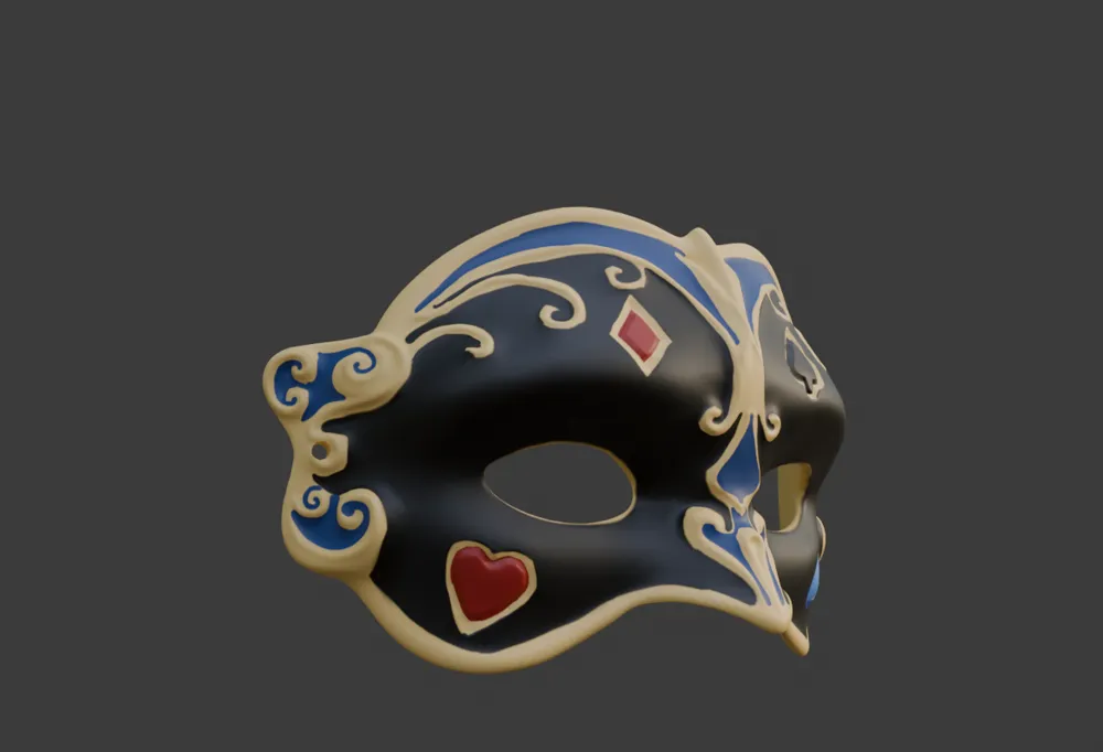 Masquerade Mask (Half-Face Mask) by 箱庭猫猫 MakerWorld: Download Free 3D ...