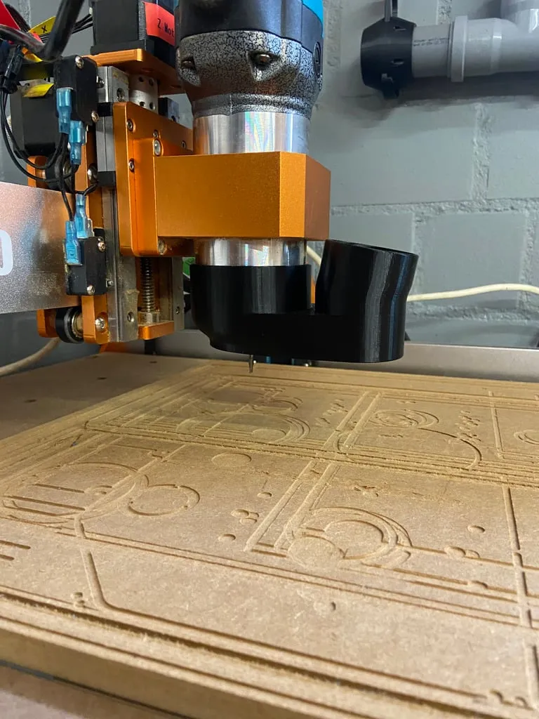 Dust Collection for CNC Router by Sebastian_Rubner - MakerWorld