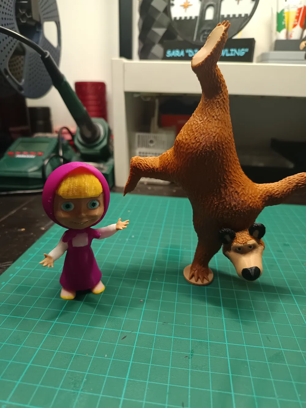 Masha and the bear by Crazy3D MakerWorld: Download Free 3D Models