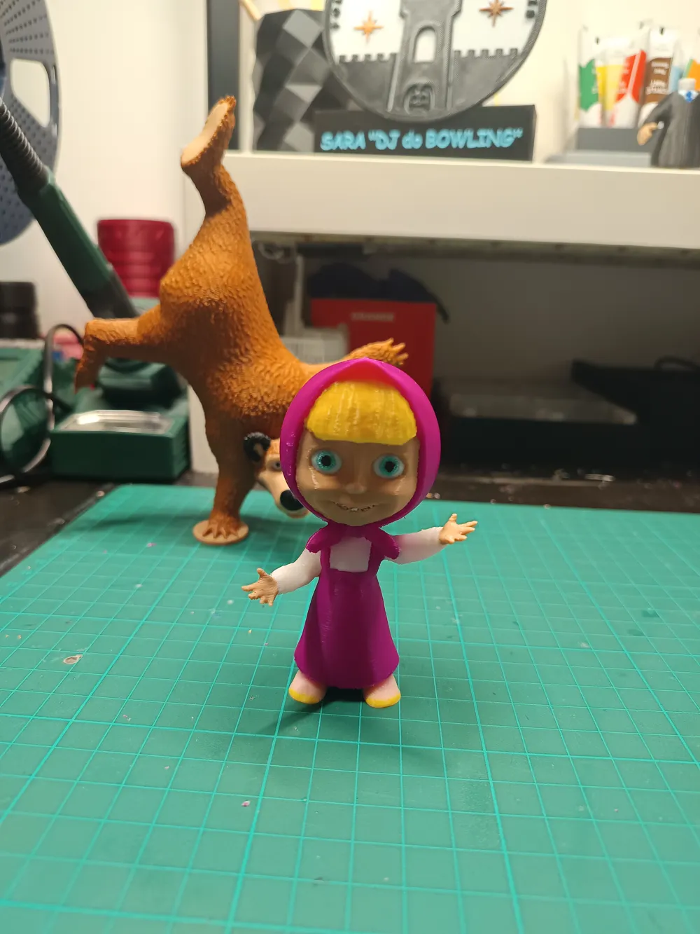 Masha and the bear by Crazy3D MakerWorld: Download Free 3D Models