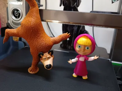 Masha and the bear by Crazy3D MakerWorld: Download Free 3D Models