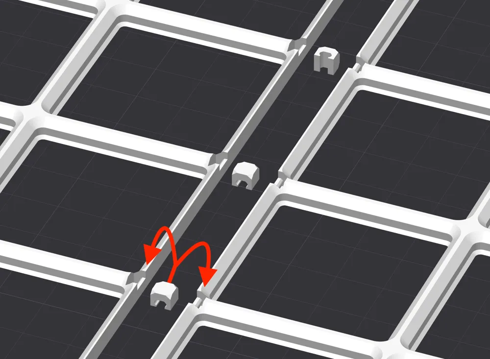 Gridfinity base SnapClip System - Free 3D Print Model - MakerWorld