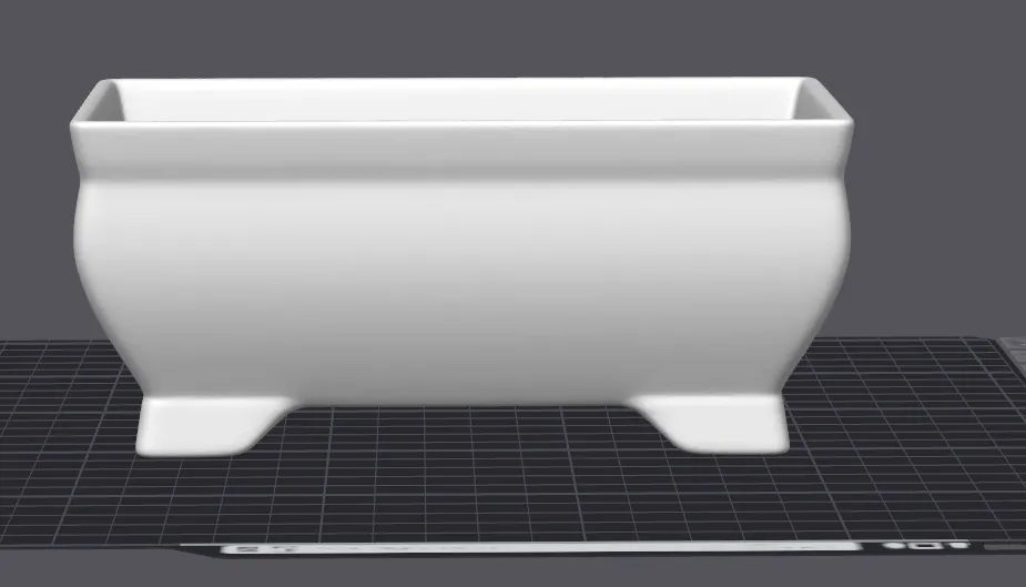 Modern Japanese Bonsai Pot - Free 3D Print Model - MakerWorld