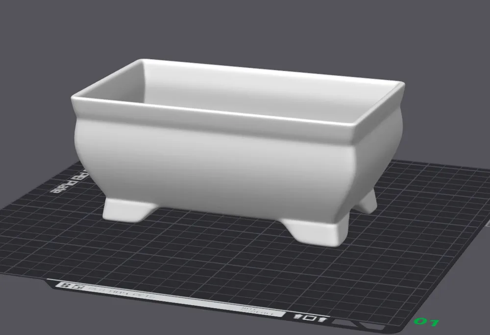 Modern Japanese Bonsai Pot - Free 3D Print Model - MakerWorld