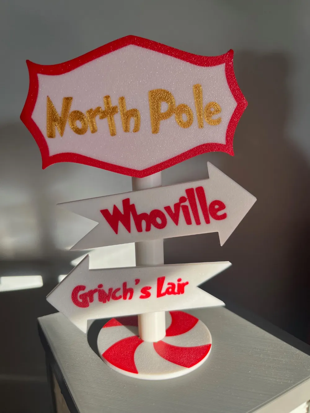 North Pole Whoville Grinch Sign Christmas Decor by Zoidbergererer ...