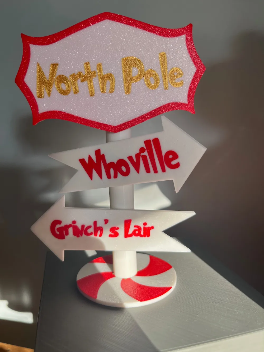 North Pole Whoville Grinch Sign Christmas Decor by Zoidbergererer ...