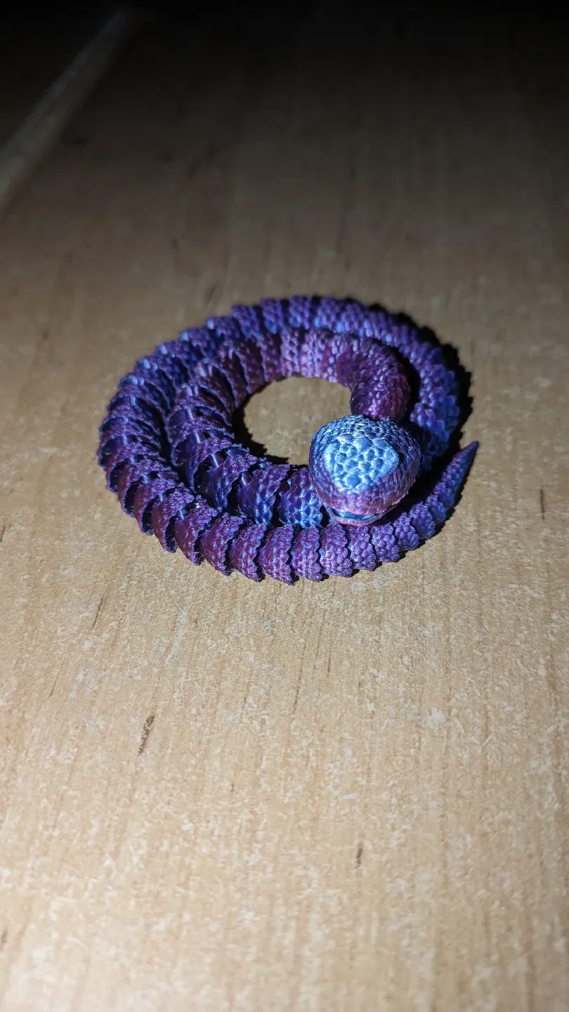 Flexi Snake with Movable Jaw by Lolecki MakerWorld: Download Free 3D Models