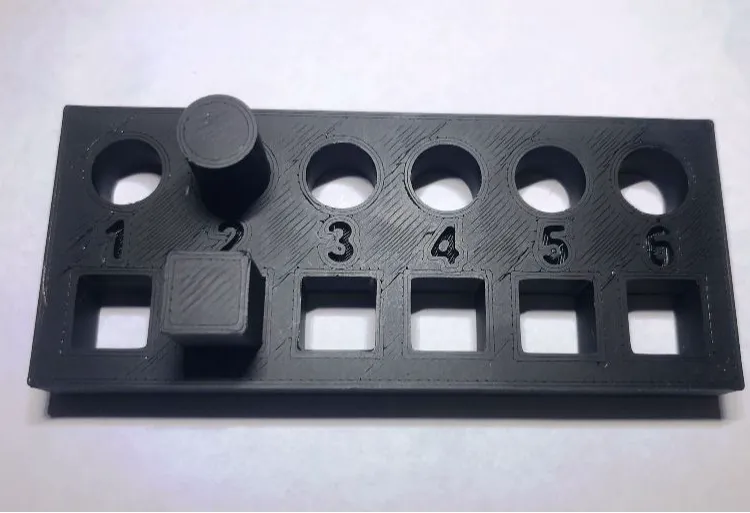 Tolerance 3D printing test by Tarzan - MakerWorld