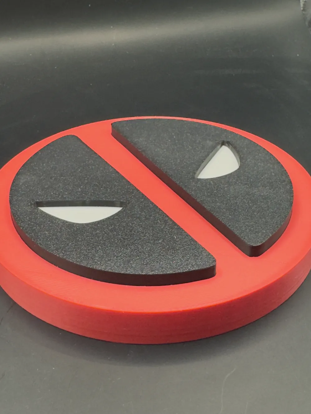 Deadpool Logo **NO AMS** by earlParks MakerWorld: Download Free 3D Models