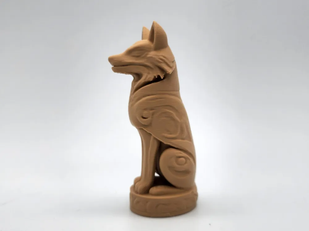 Wooden Wolf Totem by Triple G Workshop MakerWorld: Download Free 3D Models