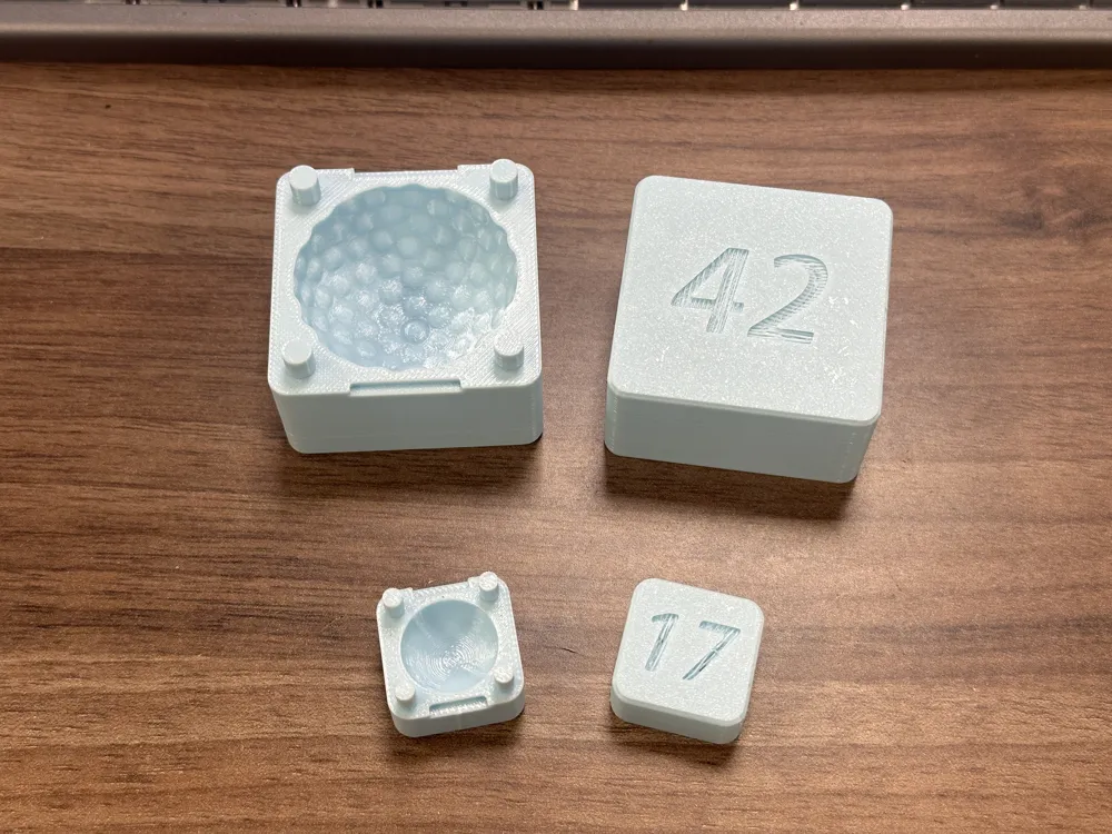 Snowball mold 42mm golf ball (RoboMaster large projectile) / 17mm ...