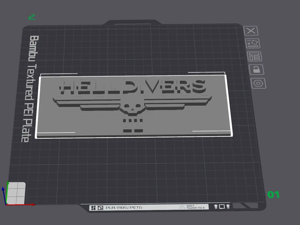 Helldivers II Logo with Plate Remixed by Giangufo - MakerWorld