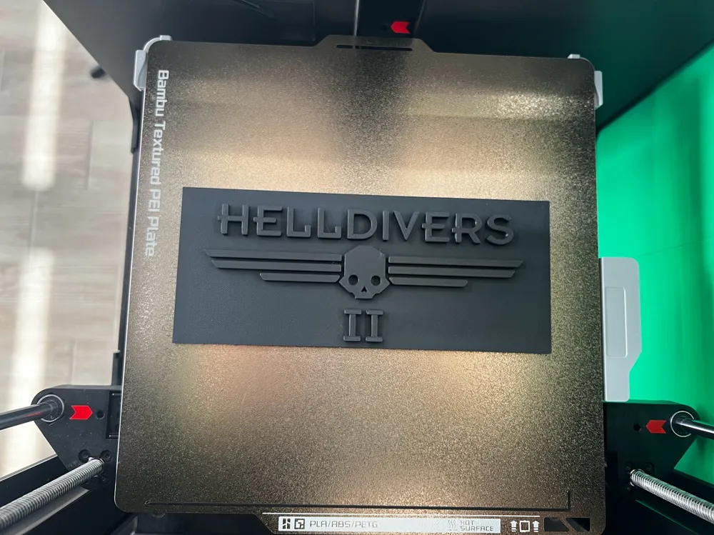 Helldivers II Logo with Plate Remixed by Giangufo MakerWorld: Download ...