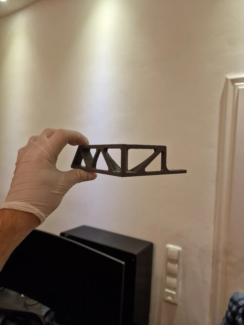 Graphiccard support for vertical GPU with Fan - Free 3D Print Model ...