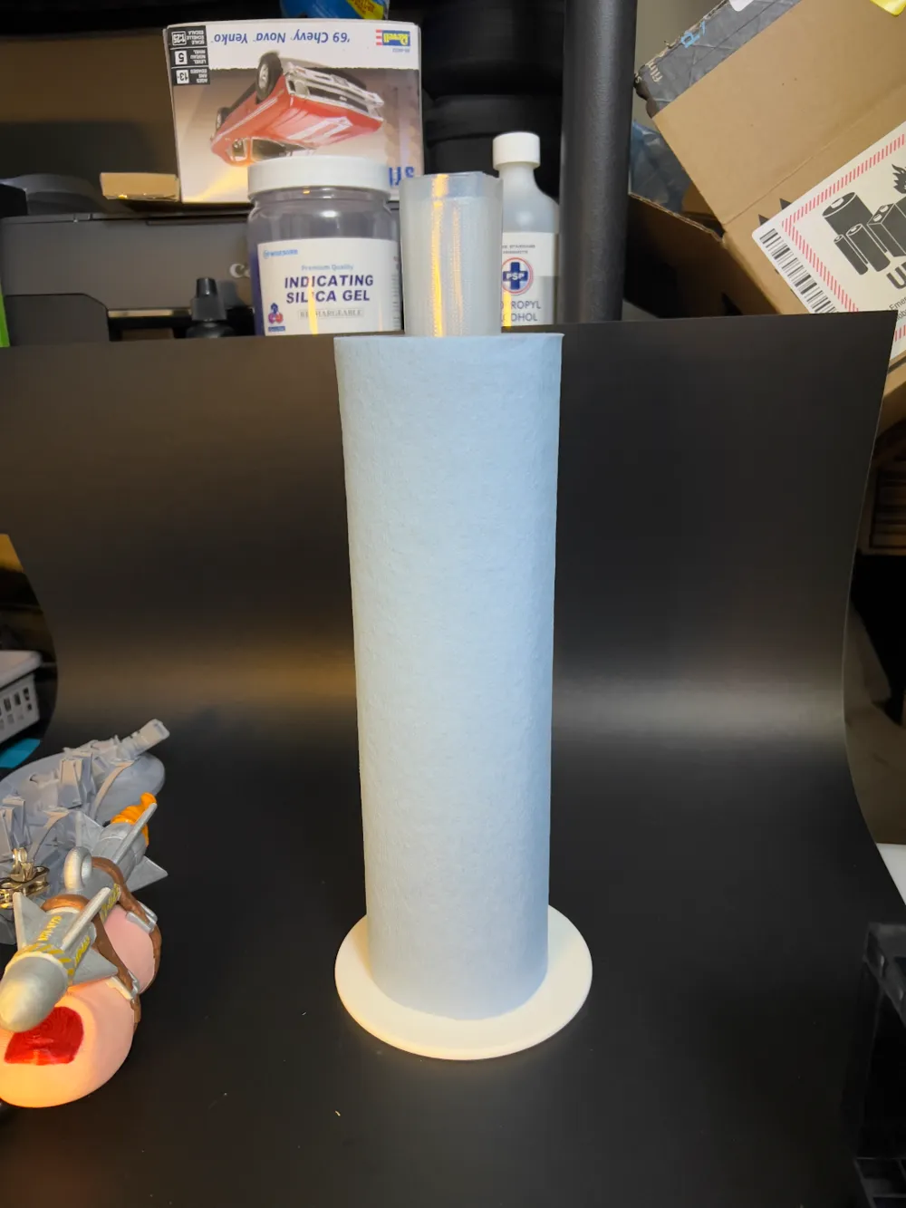 Empty Spool and/or Paper Towel Holder. by tedcorindustries - MakerWorld