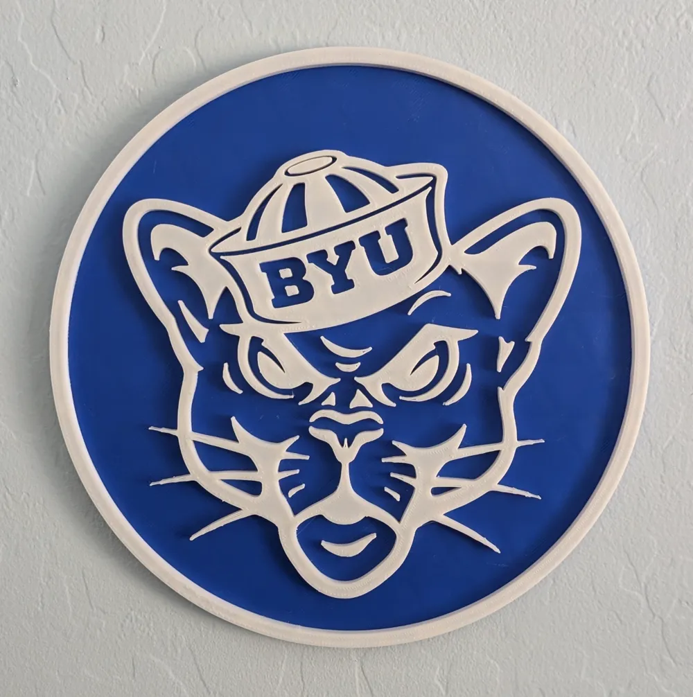 BYU Sailor Logo sign by Andy - MakerWorld