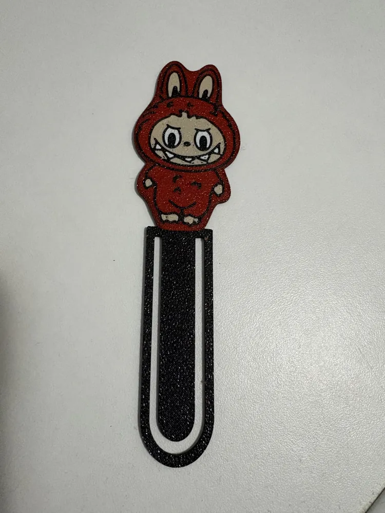 labubus bookmark red by Lubka MakerWorld: Download Free 3D Models