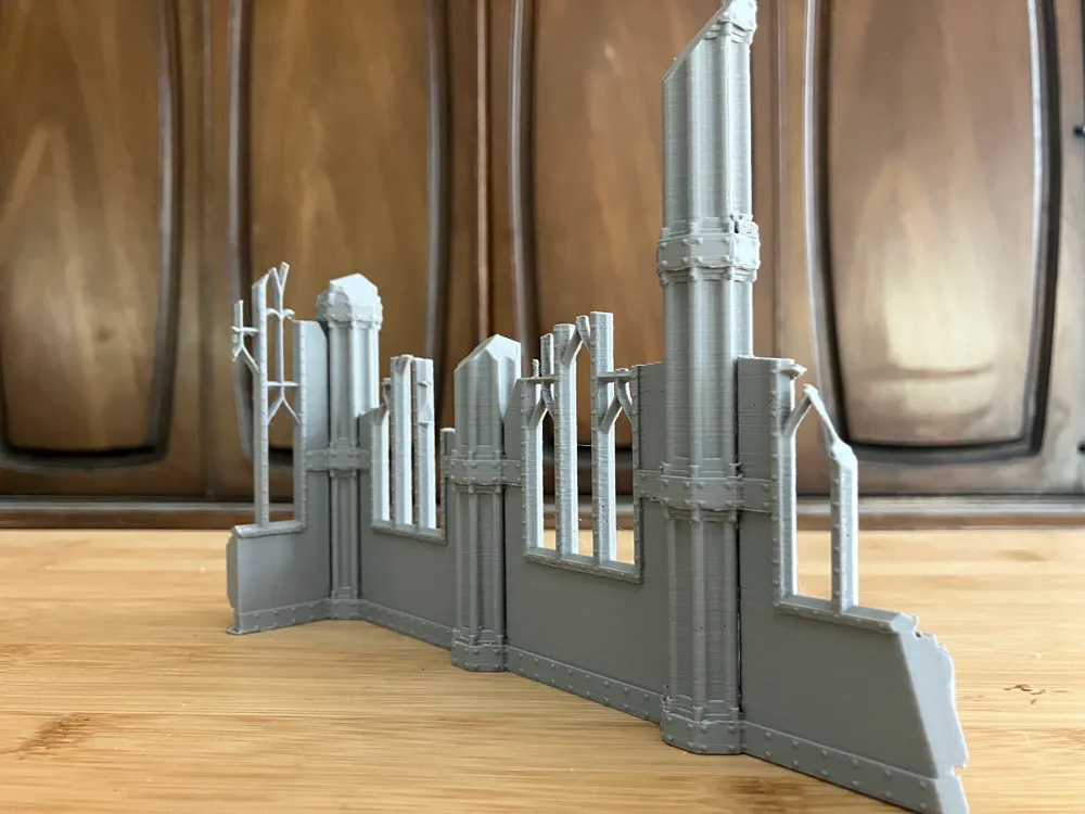 Gothic Ruin Terrain 4 For Warhammer 40k by PrussianBlue - MakerWorld