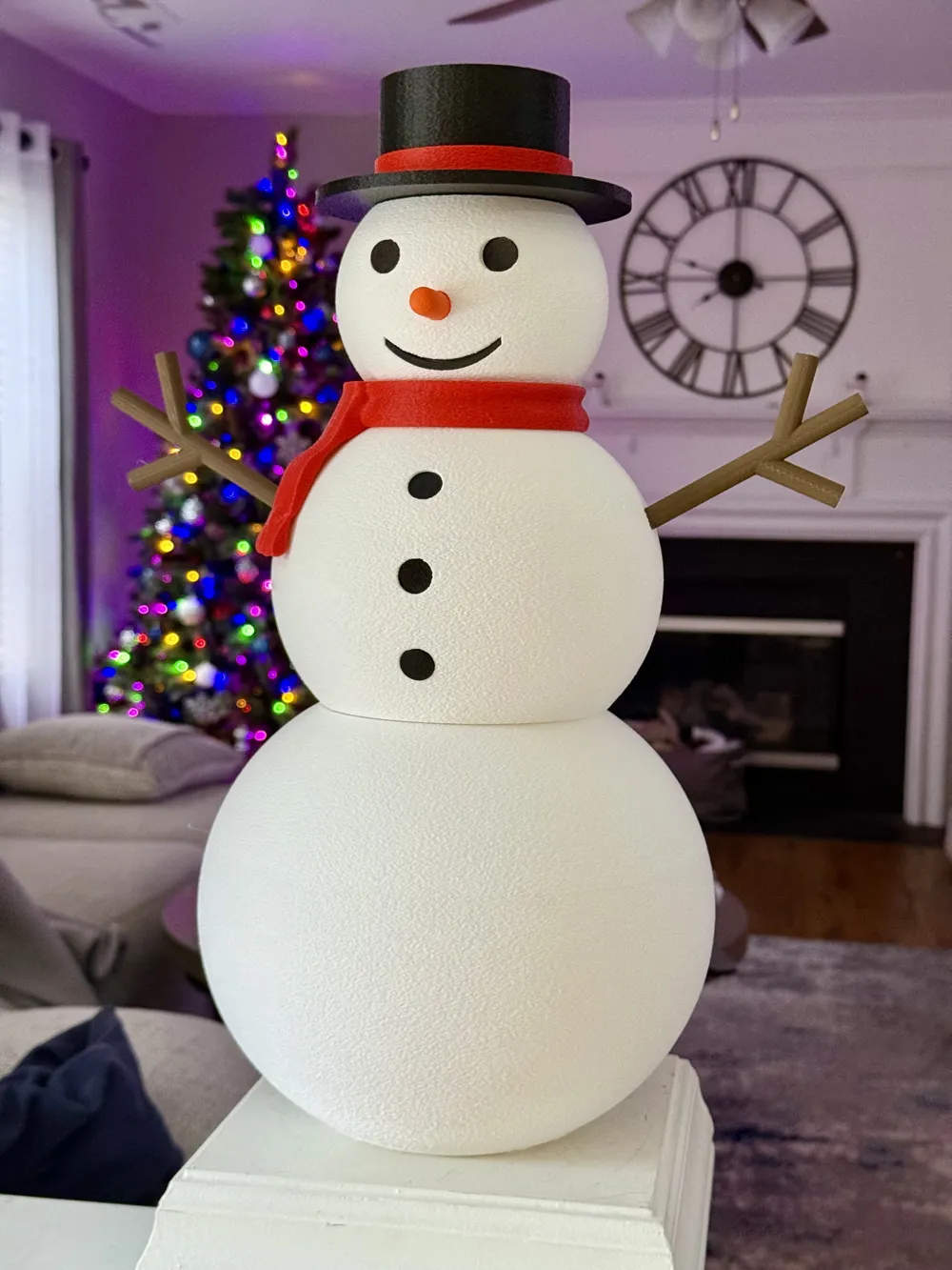 Snowman - Large, NO AMS, Multipart kit! - Free 3D Print Model - MakerWorld