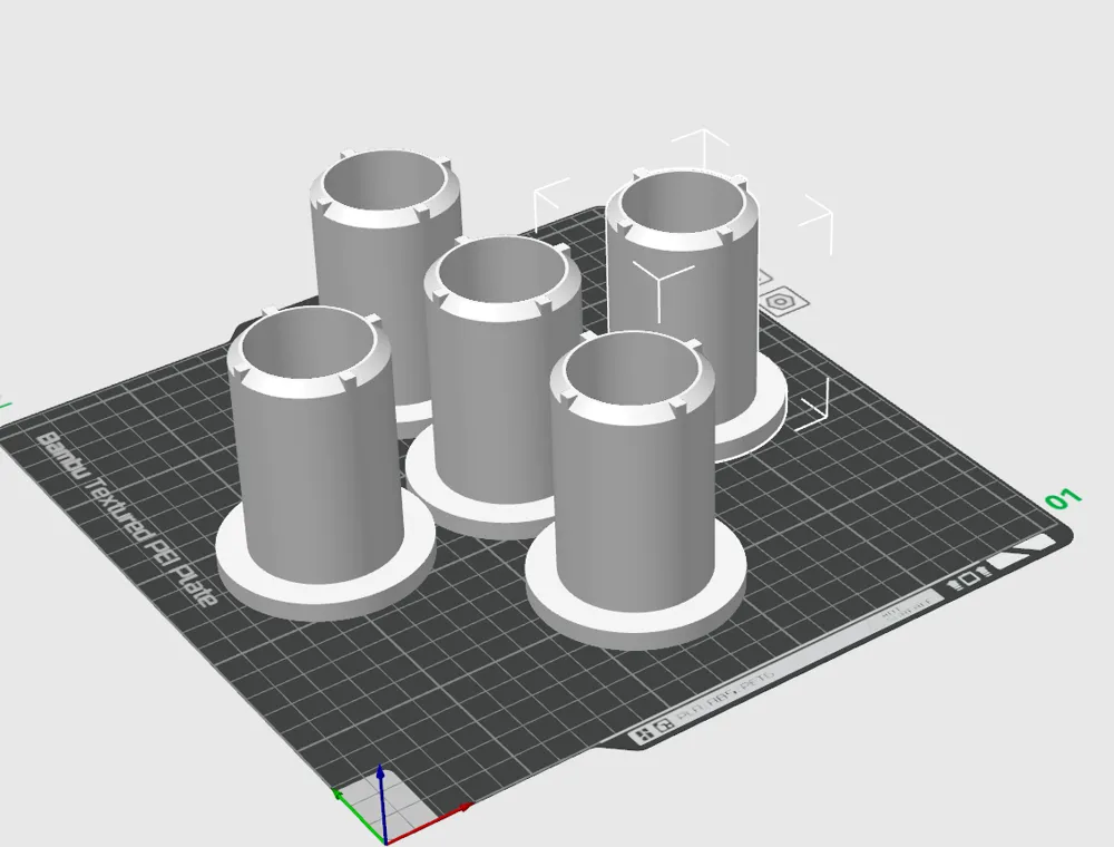 Modular Cylinder Expositor for Filament Spools by 3D Store Italia ...