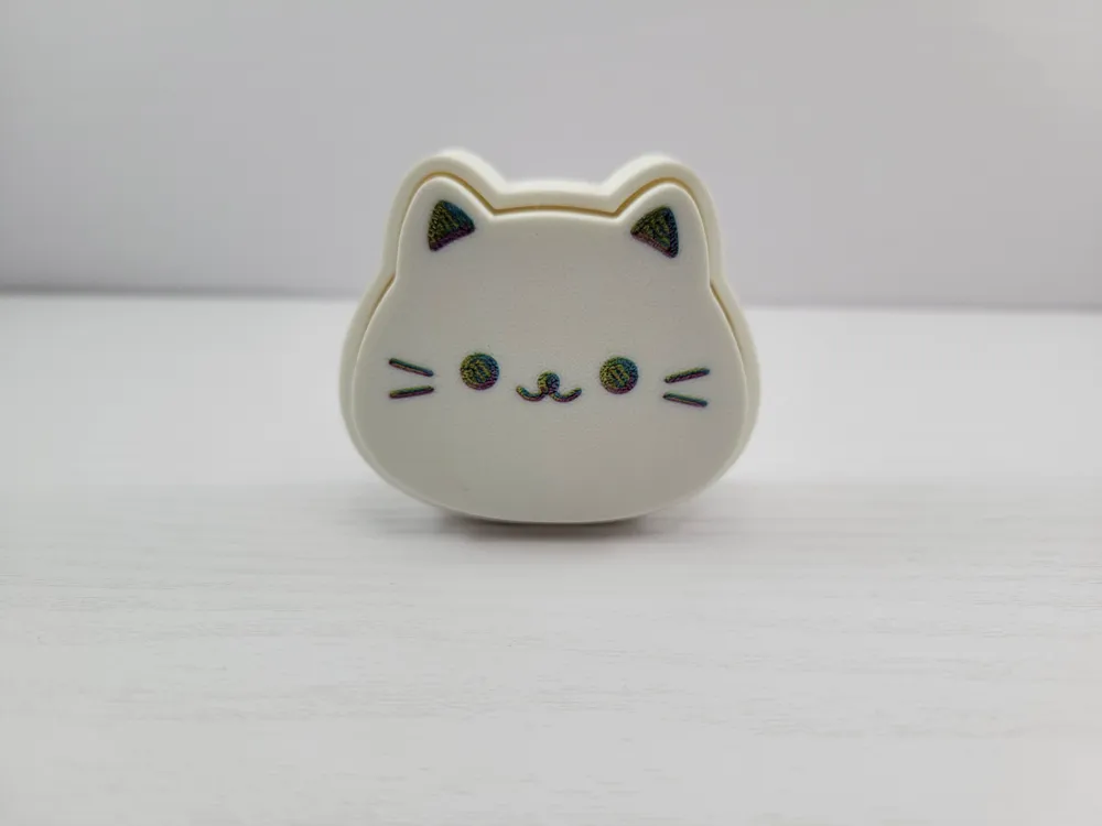 Cat Face Fidget Clicker - Free 3D Print Model - MakerWorld