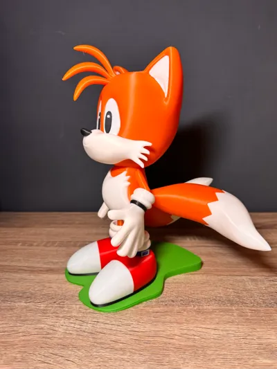 Tails Sonic - multi part - Free 3D Print Model - MakerWorld