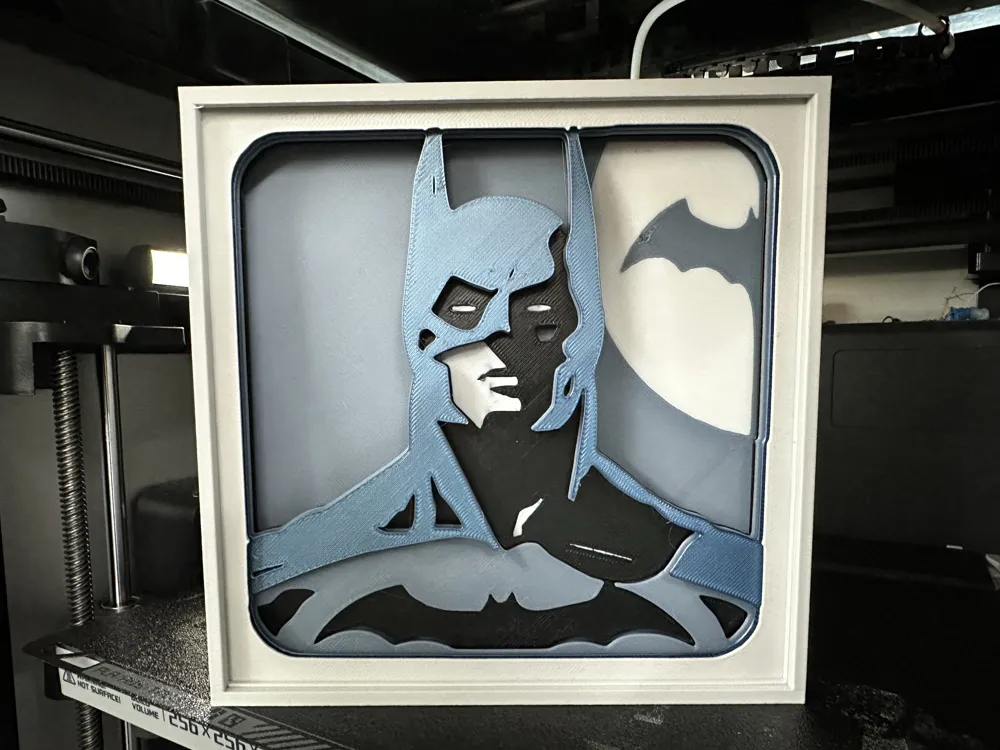 Batman Shadowbox by yiii MakerWorld: Download Free 3D Models