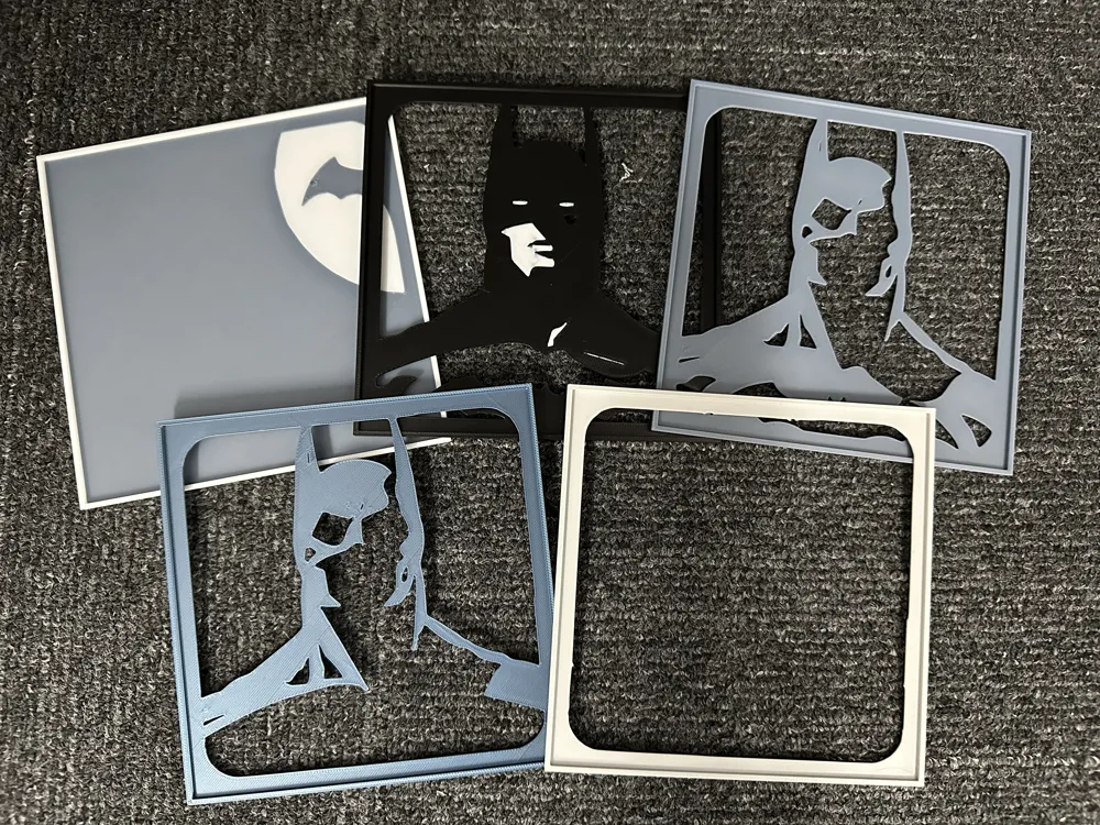 Batman Shadowbox by yiii MakerWorld: Download Free 3D Models