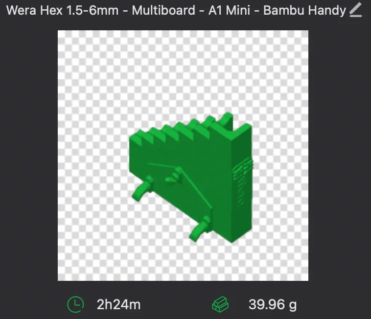 Wera Allen Key Mount for Multiboard - Magnetic Remixed by Hierotochan - MakerWorld