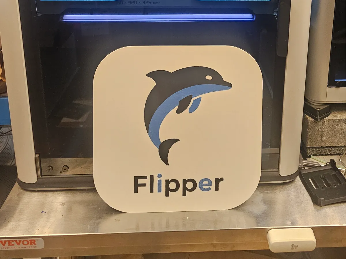 Flipper 3D Printer Software Logo - Free 3D Print Model - MakerWorld
