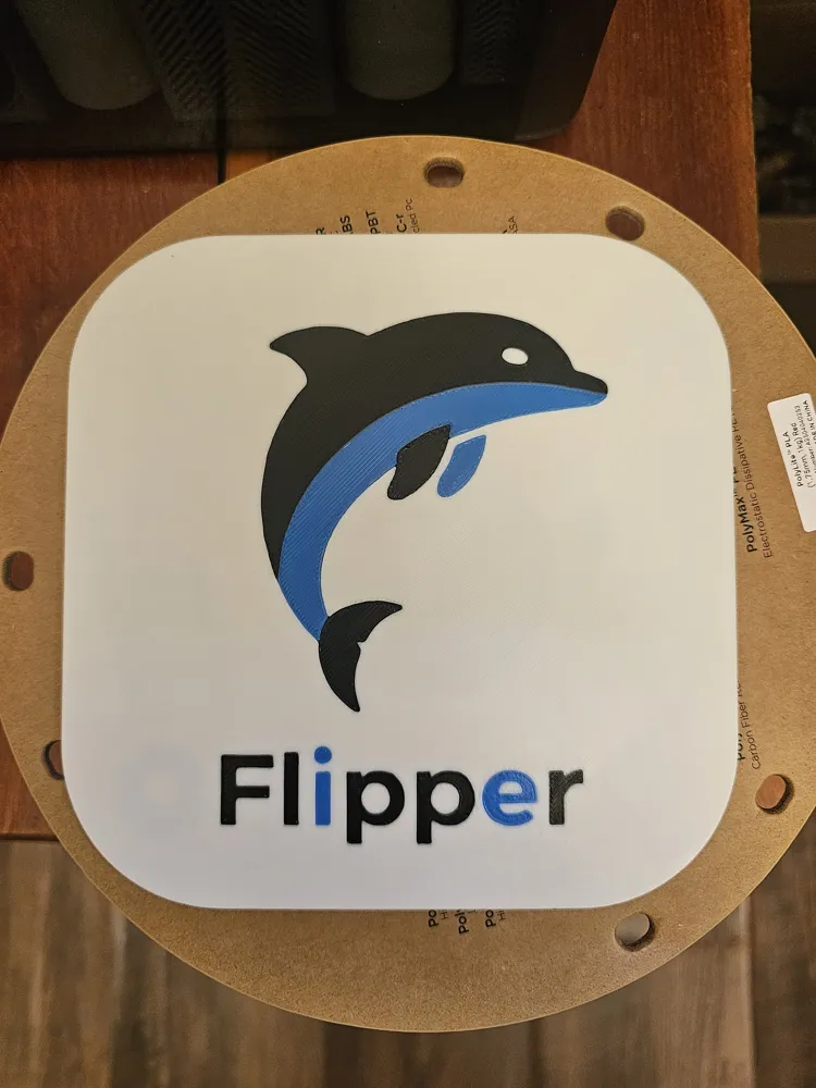 Flipper 3D Printer Software Logo - Free 3D Print Model - MakerWorld