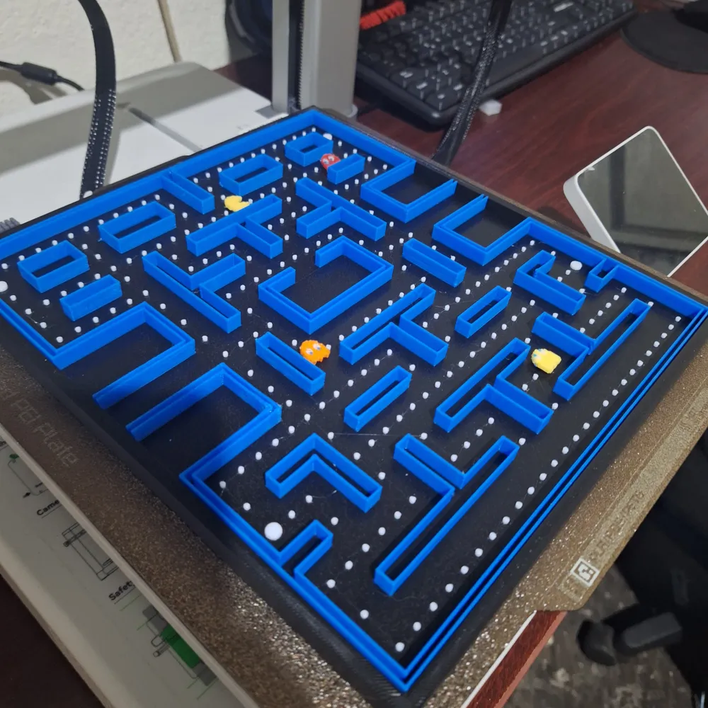 Retro Pac-Man Picture by Shark MakerWorld: Download Free 3D Models