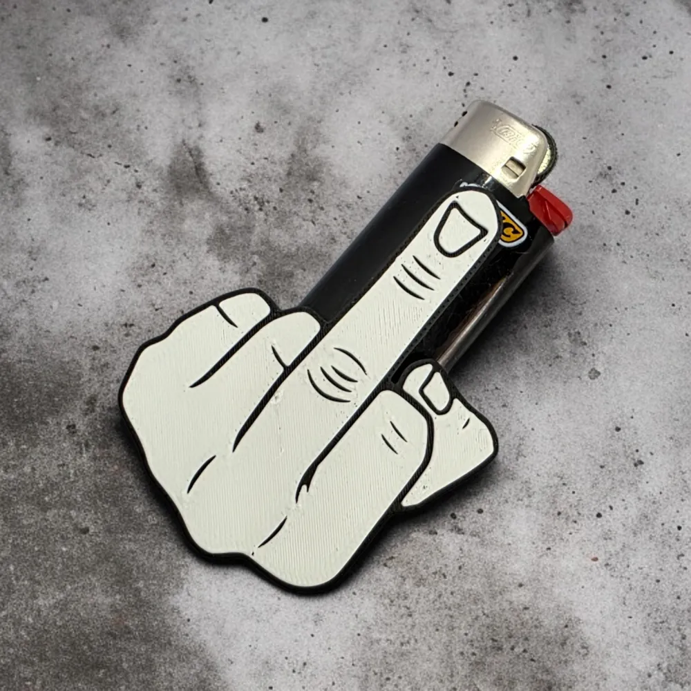 Manchette de biceps doigt d'honneur n°2 par Mr Potato Sleeves - MakerWorld