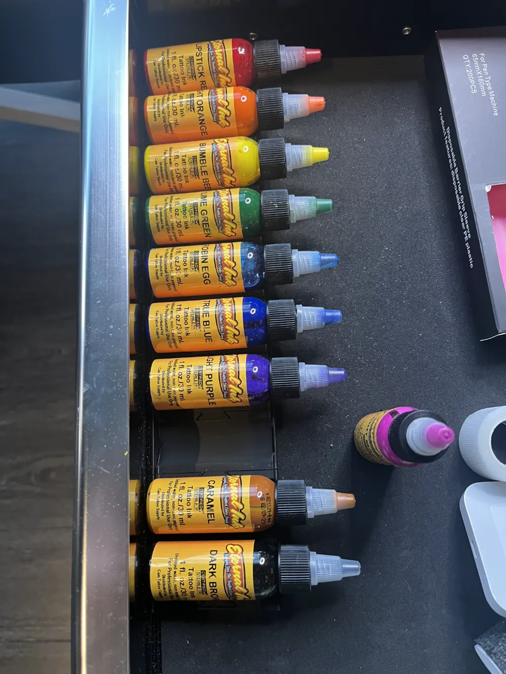 Tattoo Ink Bottle Tray - Free 3D Print Model - MakerWorld