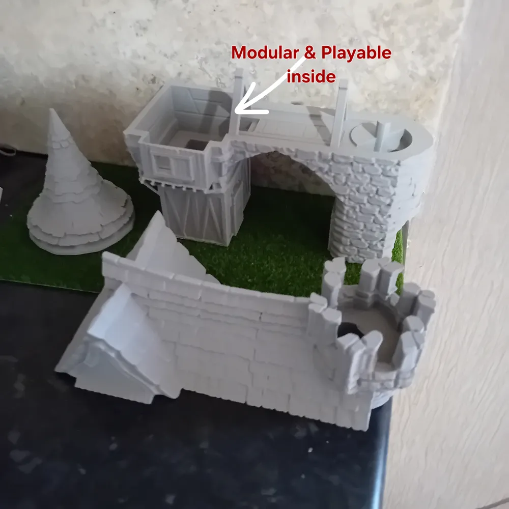 Fantasy house -dnd house fully modular-28mm scale by Satan Studio MakerWorld: Download Free 3D ...